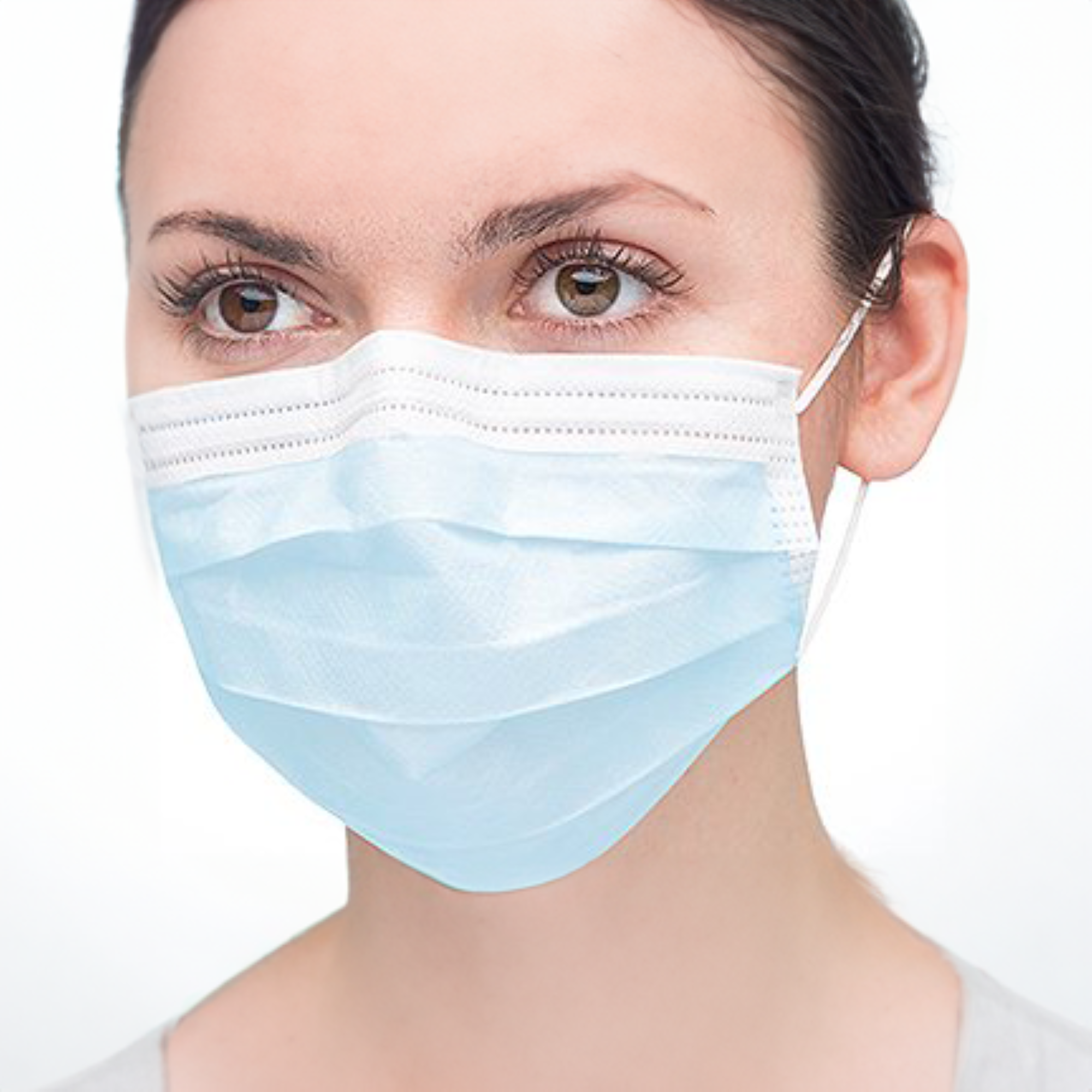 Buy Ultra 3-in-1 Earloop Mask 50/Bx Blue, 5630E-SB - Factory Direct Dental